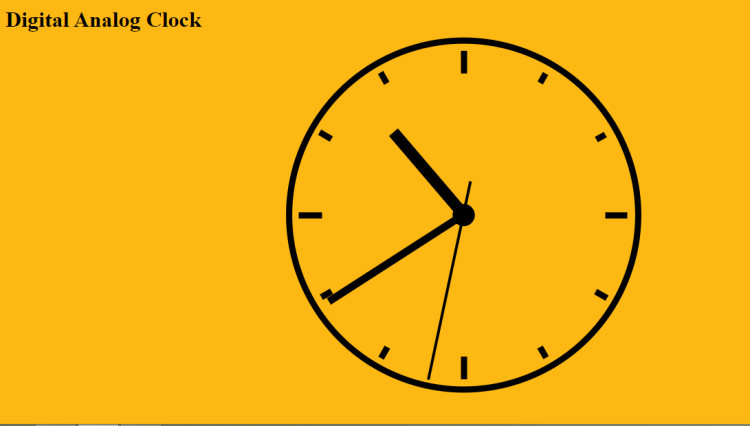 Simple Analog Clock in JavaScript Free Source Code | SourceCodester Simple Analog Clock in JavaScript Free Source Code | SourceCodester